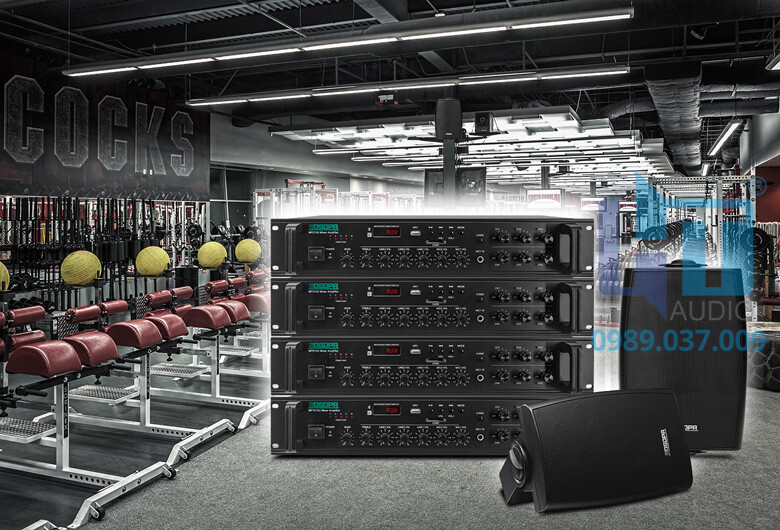 MP1010U 6 Zones Amply mixer số với Bluetooth, FM, USB - HATHANG AUDIO - HÀ THẮNG SOUND COMPANY