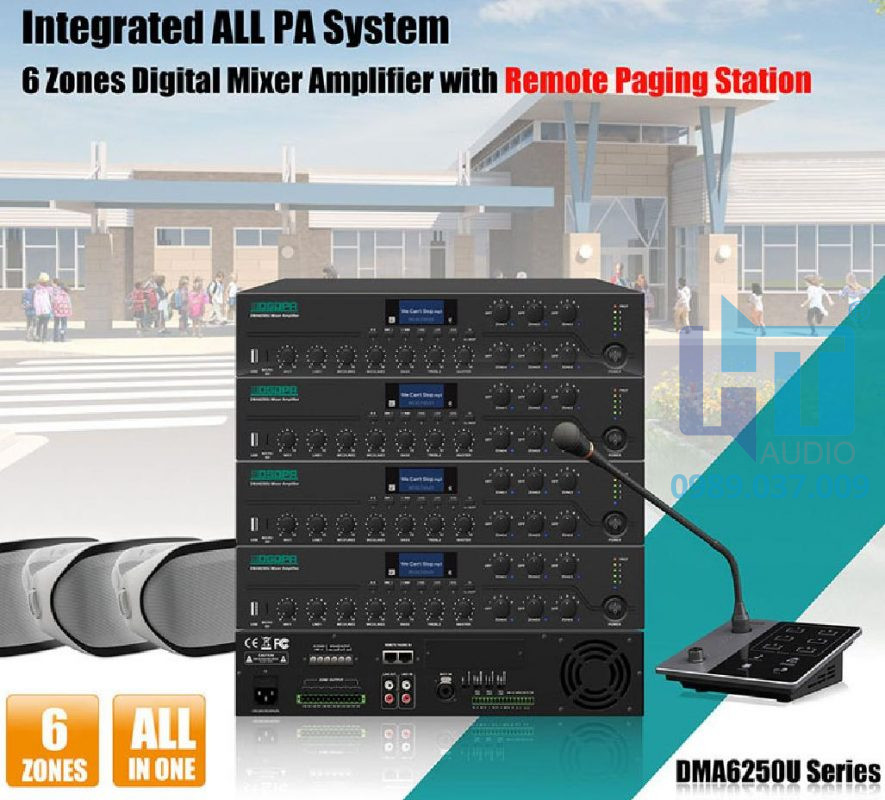 DMA20 Micro phân 6 vùng - HATHANG AUDIO - HÀ THẮNG SOUND COMPANY